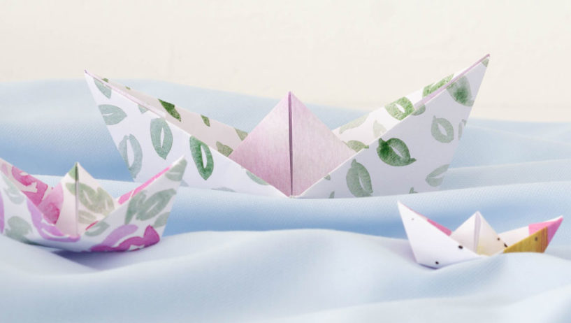 Boote falten: Maritime Deko mit einem Papierschiffchen mit Schritt für ...