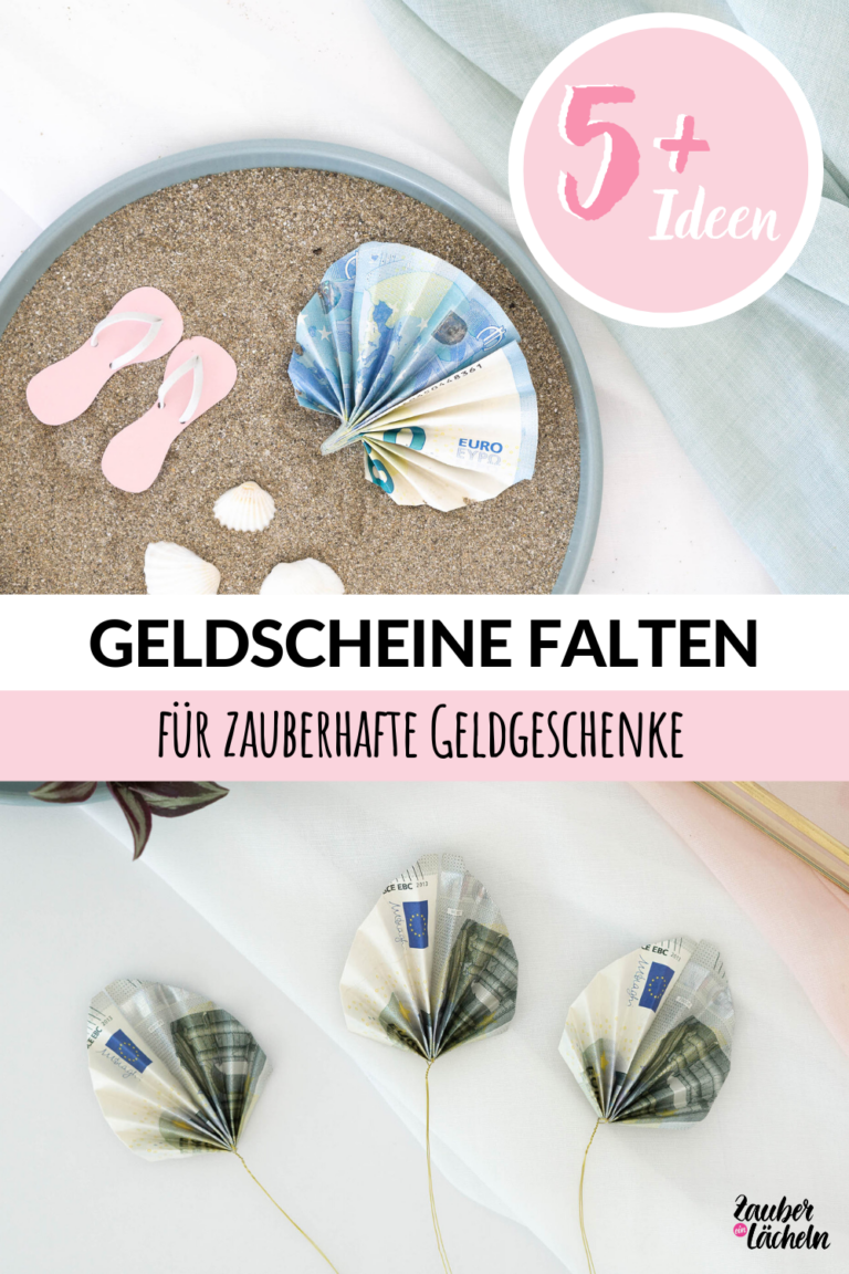 Geldscheine falten: Zauberhafte Ideen für Geldgeschenke